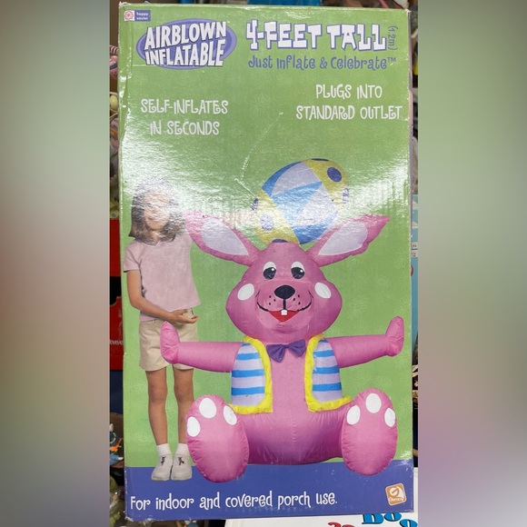 Gemmy | Holiday | Gemmy Airblown Inflatable Bunny Rabbit Yard Decor ...